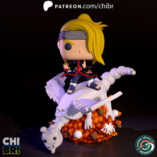 deidara chibi