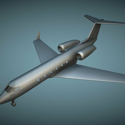 🛩️ Gulfstream G-IV (G400) - 1/100 scale・ STL File for 3D printing・Cults