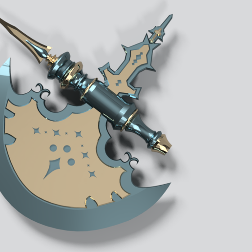 🛰 Space Ereshkigal’s Lance-Axe Stage 3 - Fate/Grand Order | 3D Print ...