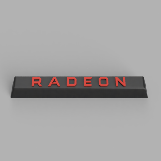 STL file RADEON SPACEBAR KEYCAP 💻 ・3D print object to download・Cults