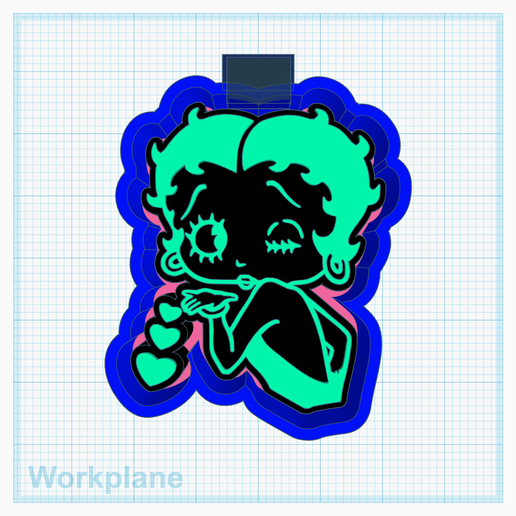 👾 Betty Boop 3・ STL File for 3D printing・Cults