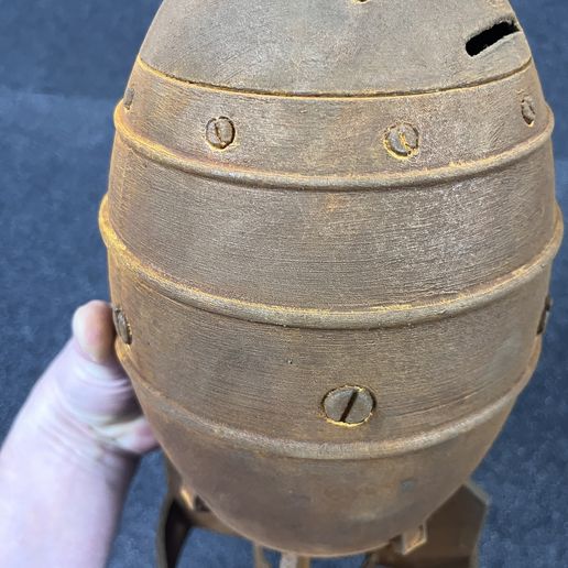 🎨 Fallout Mini Nuke - piggybank・Free STL File for 3D printing・Cults