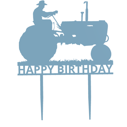 STL file Topper - tractor v1 🚜 ・3D printing idea to download・Cults