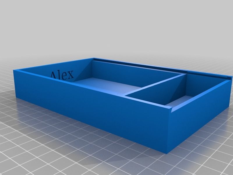 Fichier 3D gratuit Boîte pour disque dur portable WD Elements avec couvercle coulissant・Objet ...