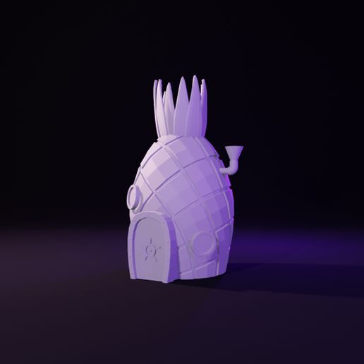 OBJ file SpongeBob SquarePants House 🏠 ・3D printing design to download ...