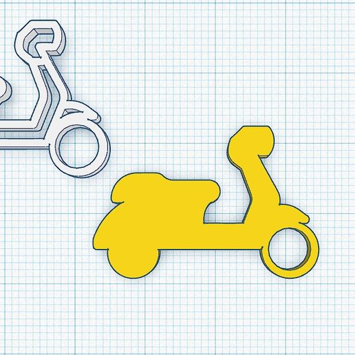 STL file Key ring scooter 🔑 ・3D print model to download・Cults