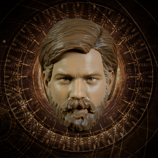 ⭐ OBI-WAN KENOBI BASE - CUSTOM 3D PRINTABLE HEAD FOR STAR WARS ACTION ...