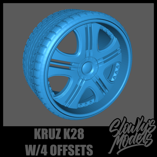 🛞 Kruz K28・ STL File for 3D printing・Cults