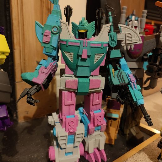 🤴 Piranacon / King Poseidon Transformers - combiner,・ 3D File for 3D ...