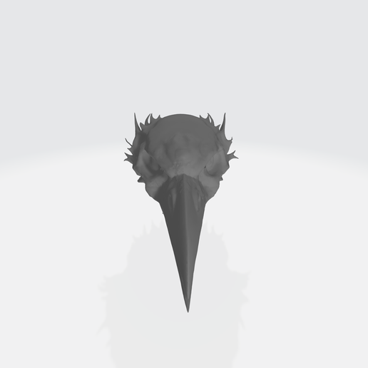🐦 Raven Skull・Free 3D File for 3D printing・Cults