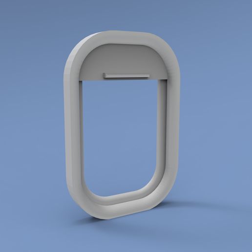 ️ Aircraft window frame・ STL File for 3D printing・Cults