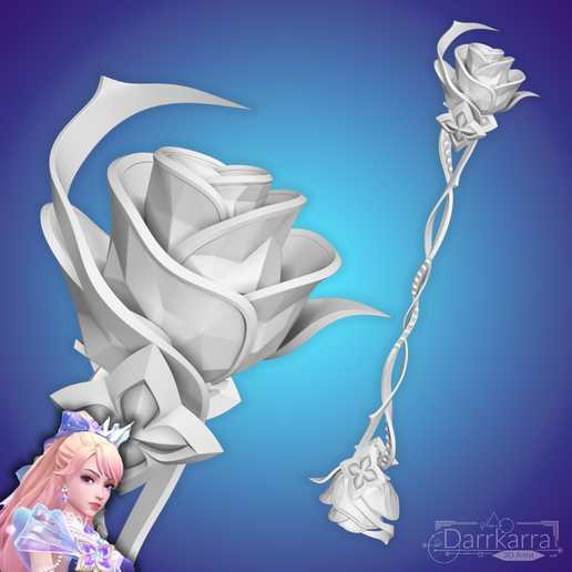 🔮 Lux Prestige Select Crystal Rose League of Legends Wild Rift STL file ...