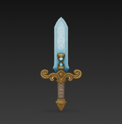 🗡️ fantasy time sword・ STL File for 3D printing・Cults