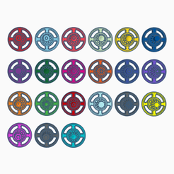 BITS (DISC) | X | BEYBLADE・37 3D Models & STL Files to Download・Cults