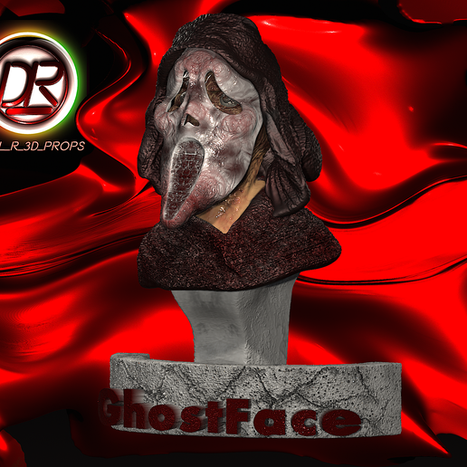 👤 GhostFace Bust (Afterlife Series)・ STL File for 3D printing・Cults