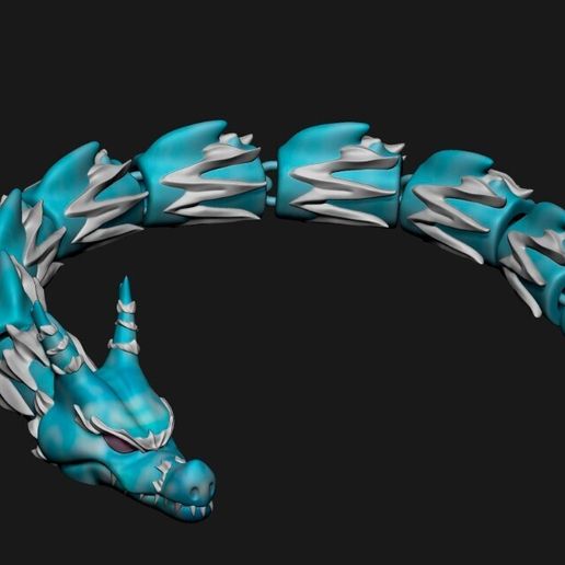 Free STL file Articulated Flexi Water Dragon 🚰 ・3D print design to ...