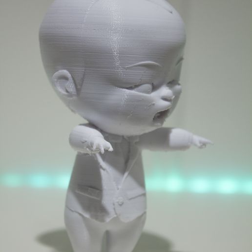 👶 The Boss Baby (Angry/Crying)・Free STL File for ・Cults