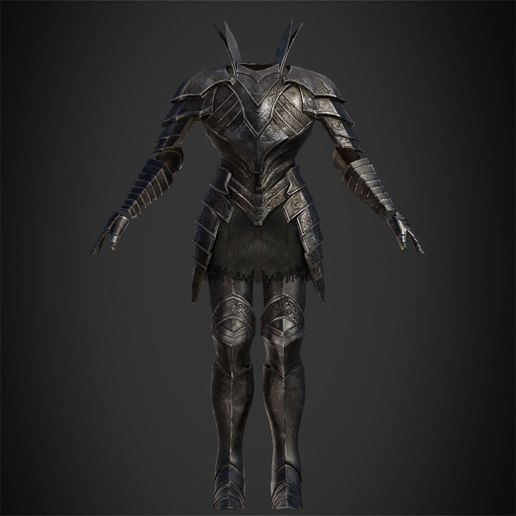 🪖 Dark Souls Black Knight Armor for Cosplay・ 3D File for 3D printing・Cults