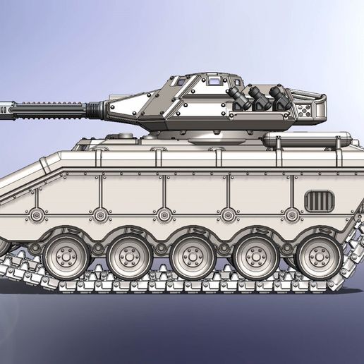 🪖 AFV TANK PREDATOR MK3 28mm・ 3D File for ・Cults