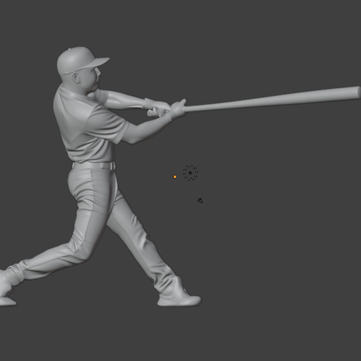 ⚾ Baseball Player Shot・ STL File for 3D printing・Cults