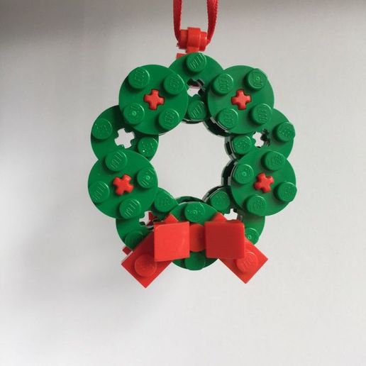 3MF file Modular Christmas Bricks Wreath 🎄 ・3D print object to download ...