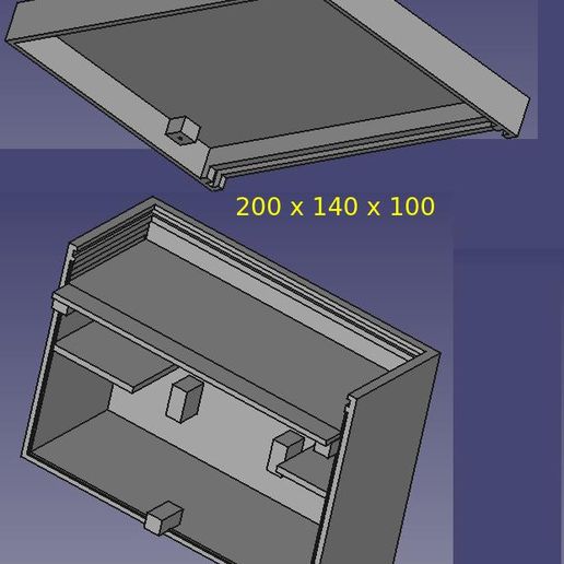 Free STL file Box for radio device 📦 ・3D printer model to download・Cults