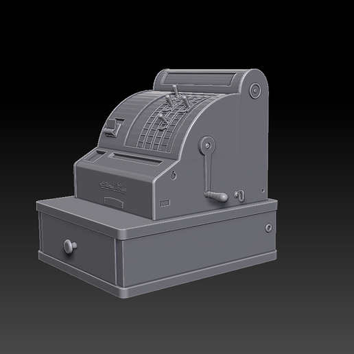 🎲 ww2 german National Krupp cash register 1_35・ STL File for 3D ...