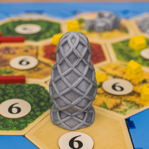 🎲 Custom Robber Token - 3D Printable STL for Catan Board Game・ STL File ...