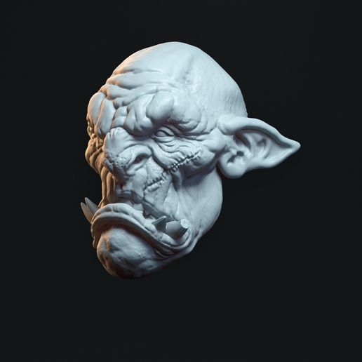 STL file Ogre - Custom Action Figure Head 👹 ・3D printer model to ...