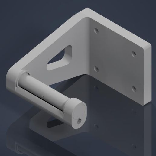 🪢 FILAMENT SPOOL WALL MOUNT LEFT・ STL File for 3D printing・Cults