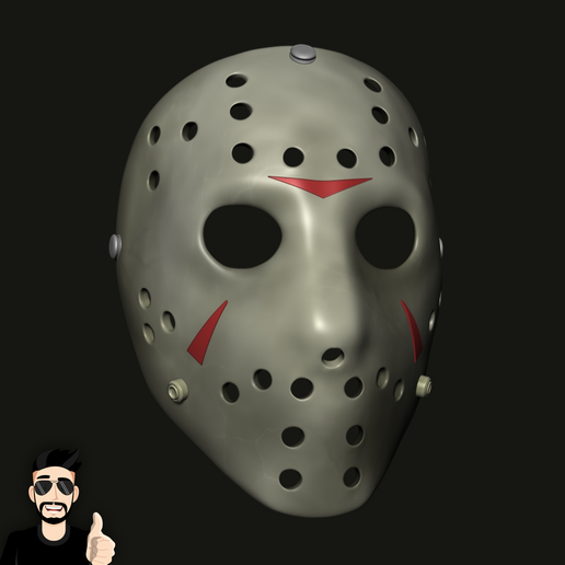 🎬 JASON VORHEES - MASK - FRIDAY THE 13TH・ STL File for ・Cults