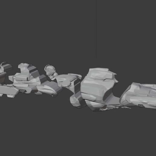 🚀 EVE Proteus Spaceship Strategic cruiser - Subdivided into 5 parts ...
