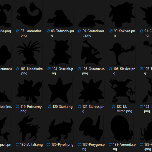 🎲 Ultimate Pack of 151 Pokémon - STL, SVG and PNG files for 3D Printing ...