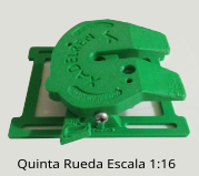 Archivo STL Quinta Rueda / Fifth wheel escala 1:16 con enganche ...