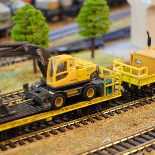 Archivo STL gratuito HO backhoe wagon 🚆 ・Objeto para descargar e ...