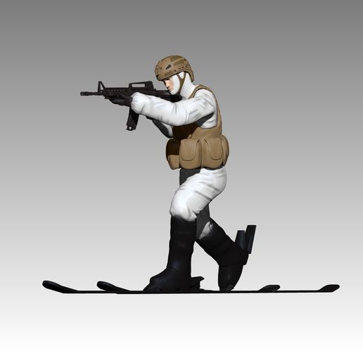 🌨️ snow soldier・ STL File for 3D printing・Cults