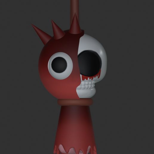 🎵 Raddy, sprunki phase 2 horror・ STL File for 3D printing・Cults