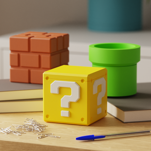 📦 RETRO BLOCK Collection - Box Set・ 3MF File for 3D printing・Cults