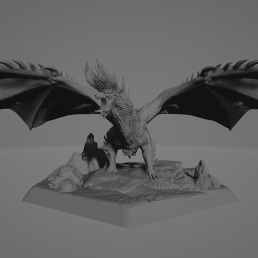 👹 MONSTER HUNTER ALATREON FIGURE・ STL File for 3D printing・Cults