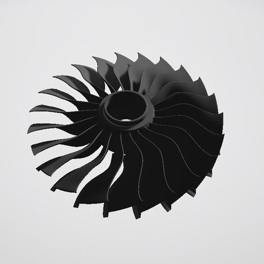 Free STL file Turbo fan of Engine Nacelle 3D STL file printing 📁 ・3D ...