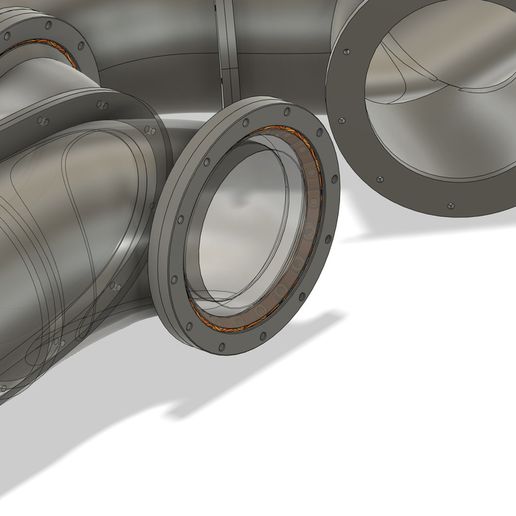 🌬️ Dust Collector Swing Arm Joint・Free 3D File for ・Cults