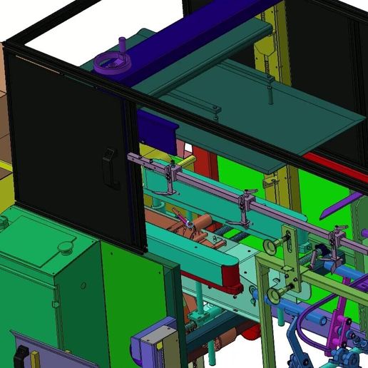 🍾 3D CAD Model Bottle Carton Packing Line with Robotic Sorting ...