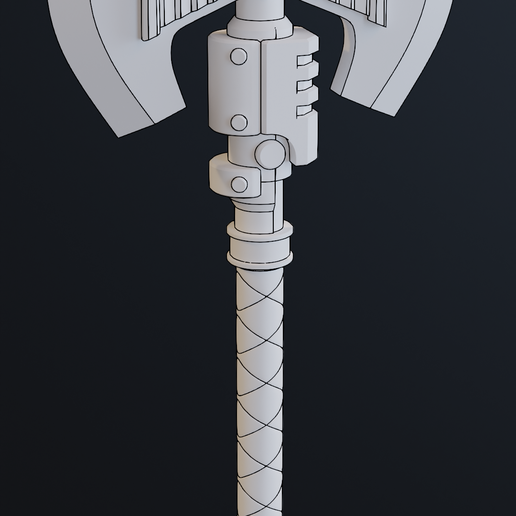 🪓 War Hams - Power Axe Set For Cosplay・ STL File for 3D printing・Cults