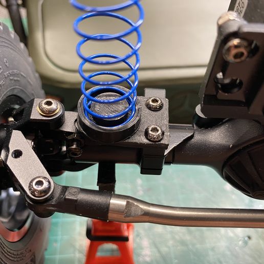 🚁 1/10 axle mounted coil/spring support for RC4WD, Boomracing Axles ...