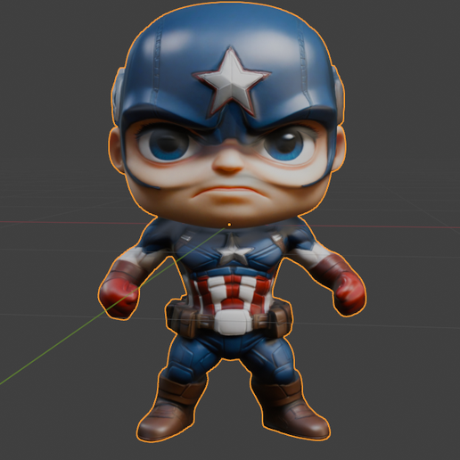 STL file High-Quality 3D Model of Captain America – Detailed STL File ...