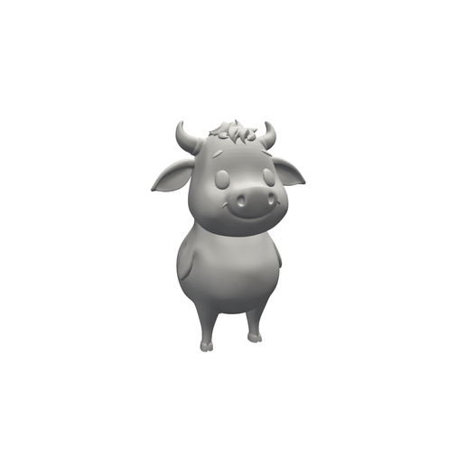 🐄 Cute Chubby Cow | 3D Printable STL・ STL File for 3D printing・Cults