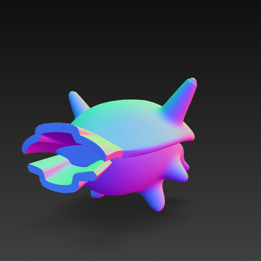🐉 Shellder pokemon・ STL File for 3D printing・Cults