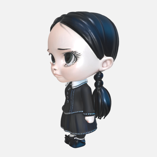 STL file wednesday adams 👪 (3MF)・3D printable model to download・Cults
