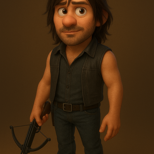 🚶 Daryl Dixon (The Walking Dead)・Free STL File for 3D printing・Cults