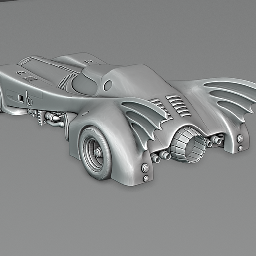 🚗 BATMOBILE 1989・ STL File for 3D printing・Cults